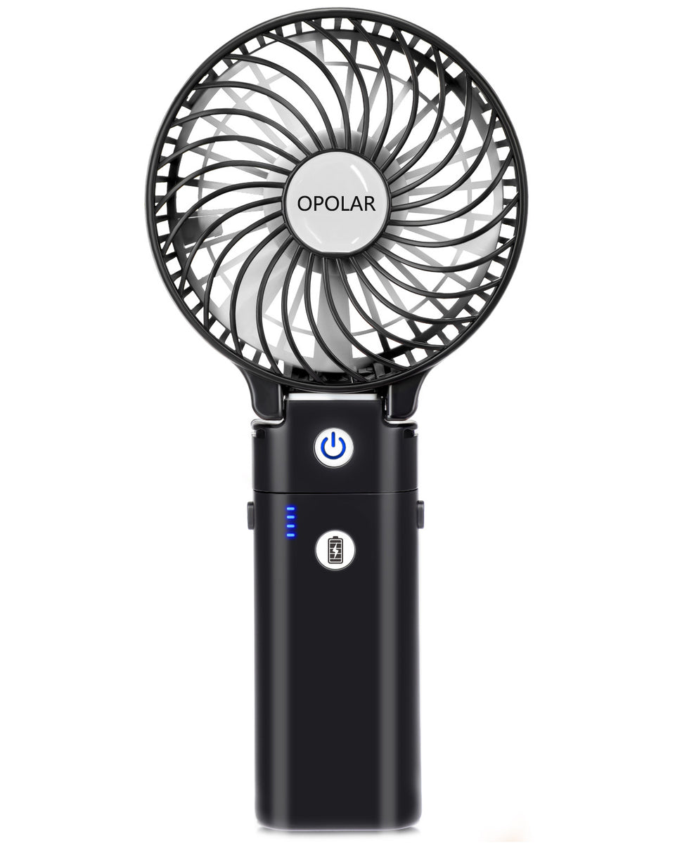 Handheld Fan Power Bank Function, Foldable Desktop Fan, Portable Stude ...